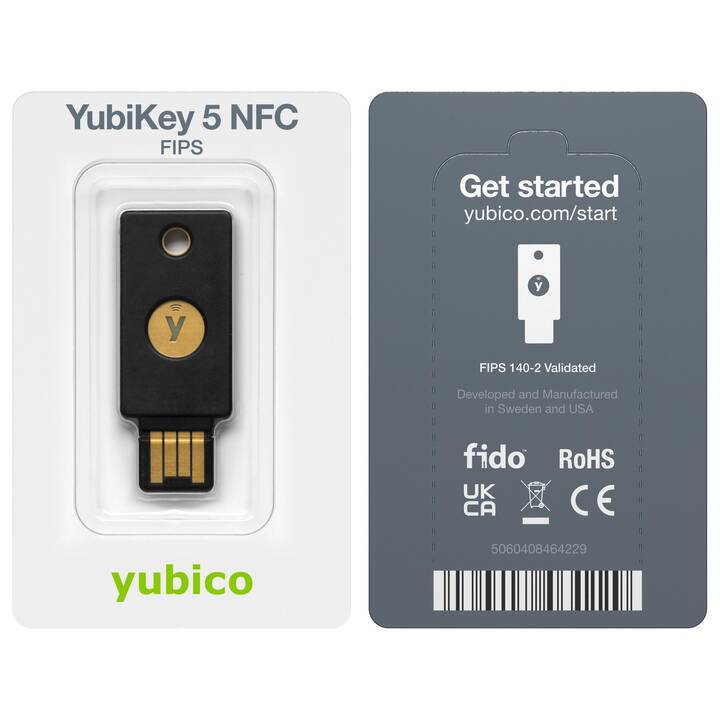 YUBICO YubiKey 5 NFC Fips Security-Token (0 m) - Interdiscount