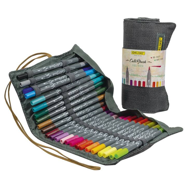 ONLINE Crayon feutre (Multicolore, 24 pièce) - Interdiscount