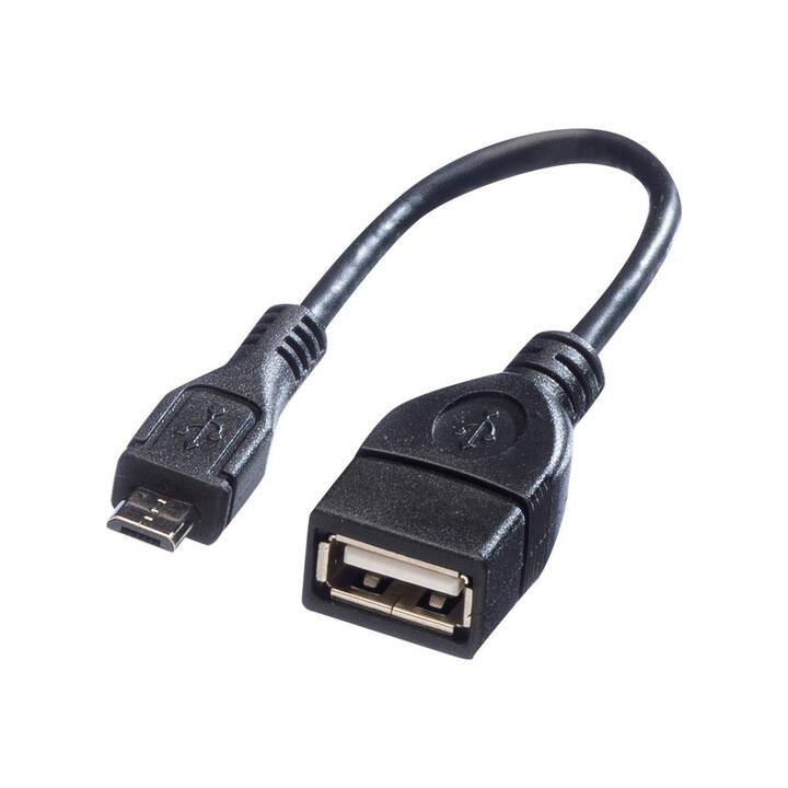 VALUE Kabel (USB Typ A, Micro USB Typ B, 0.15 m) - Interdiscount