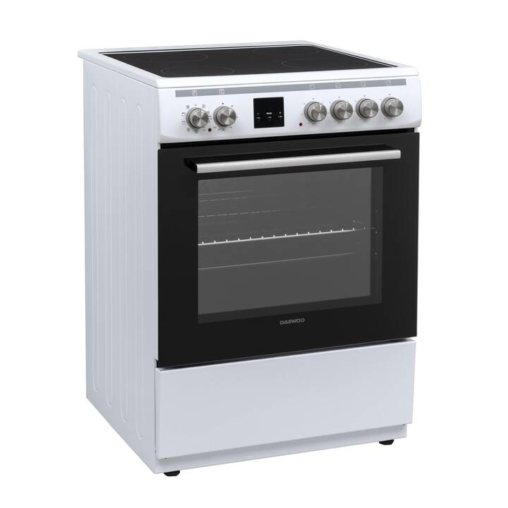DAEWOO Cuisinière avec table de cuisson F6EV22WL3DE (Détaché, 65 l ...
