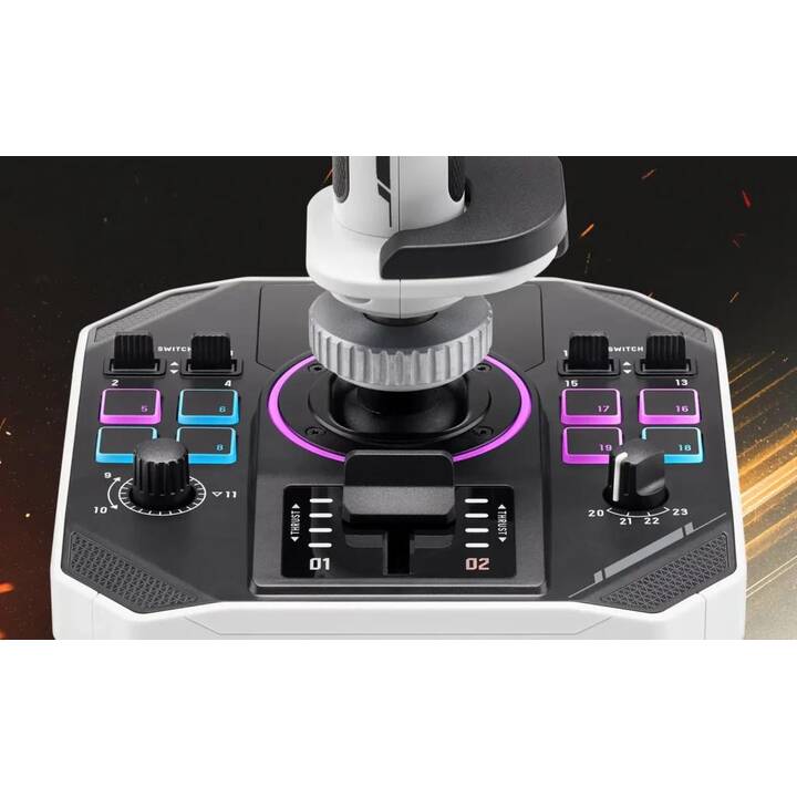 THRUSTMASTER Sol-R 2 HOSAS Space Sim Duo Joystick (Noir, Blanc ...