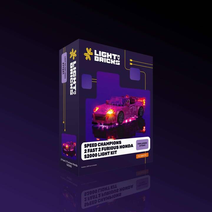 LIGHT MY BRICKS 2 Fast 2 Furious - Honda S2000 LED Licht Set (77241 ...