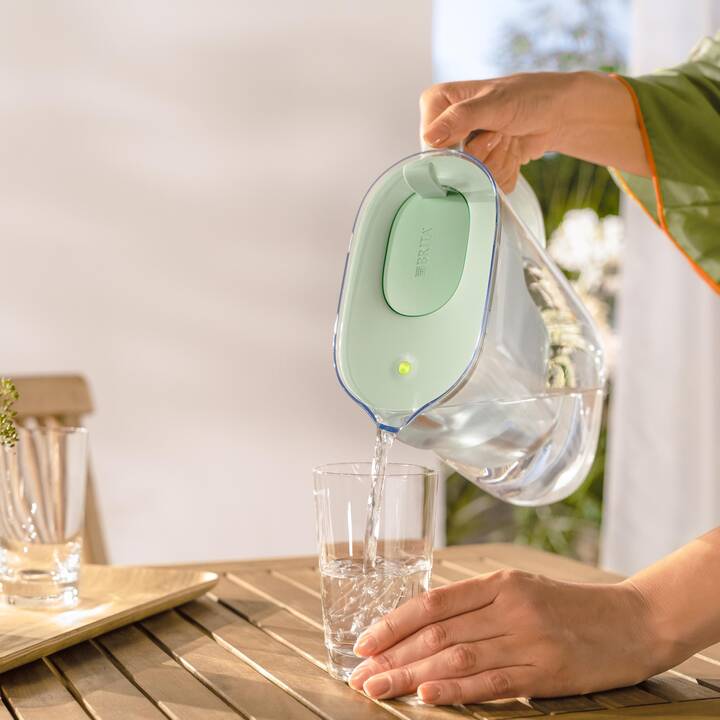 BRITA Tischwasserfilter Style eco (1.4 l, Hellgrün, Grün) - Interdiscount