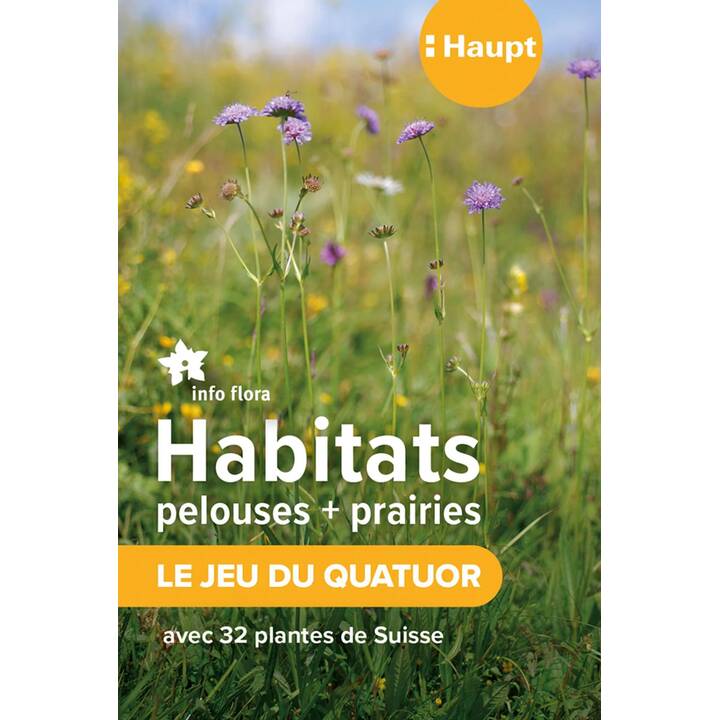HAUPT VERLAG Habitats pelouses et prairies - le jeu du quatuor (FR ...