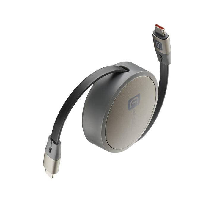 CELLULAR LINE Câble rétractable (USB C, 1 m) - Interdiscount