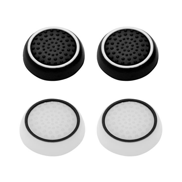 Thumb Grip Caps (PlayStation 4, PlayStation 5, Schwarz, Weiss ...