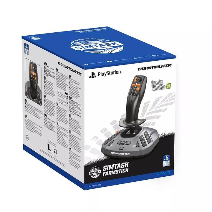 THRUSTMASTER SimTask Farming Stick PS5 Contrôleur de vol (Noir ...