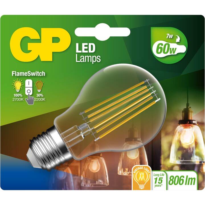 GP BATTERIES Ampoule LED (E27, 7 W) - Interdiscount