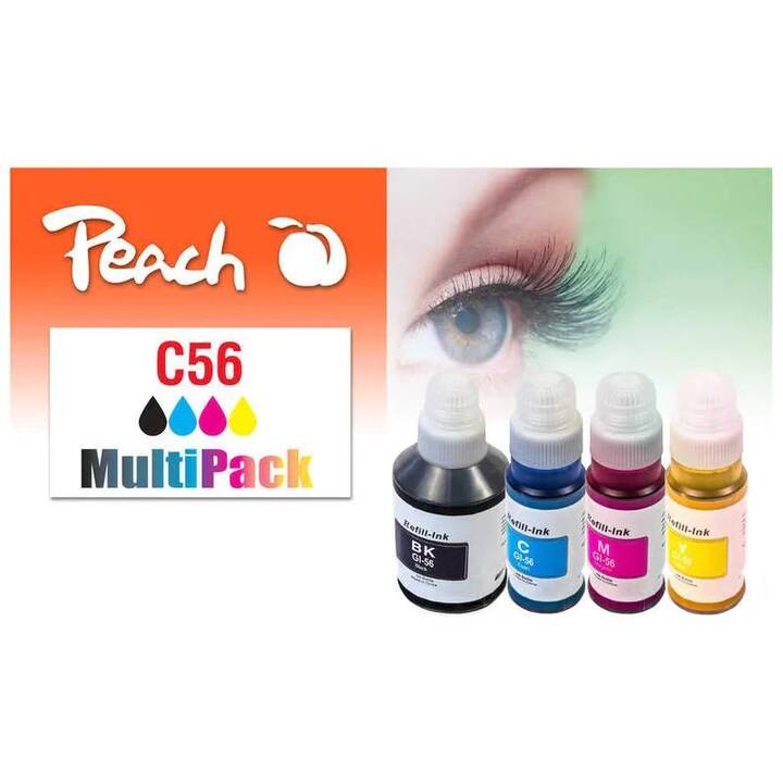 PEACH GI-56 (Gelb, Schwarz, Magenta, Cyan, Multipack) - Interdiscount