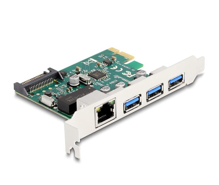 DELOCK Schnittstellenkarte 90105 (RJ-45 (LAN), USB Typ A) - Interdiscount
