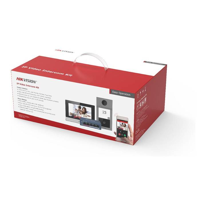 HIKVISION Interphone à video DS-KIS604-S (RJ-45 (LAN)) - Interdiscount