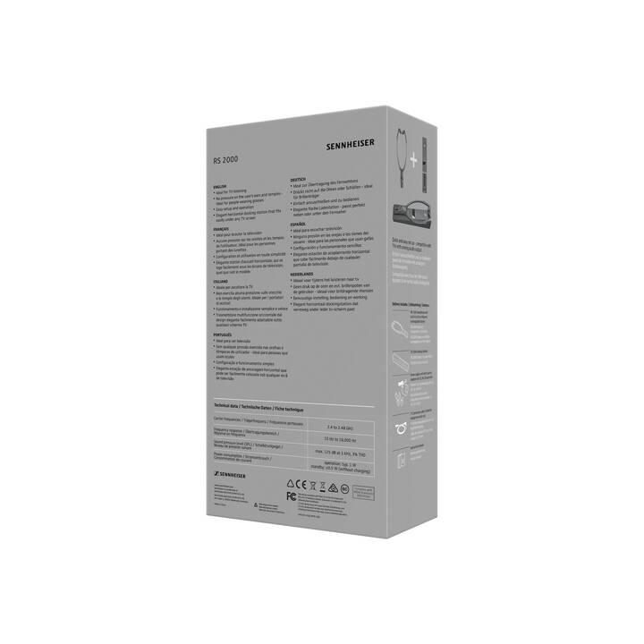 SENNHEISER RS 2000 (Dark Grey) - Interdiscount