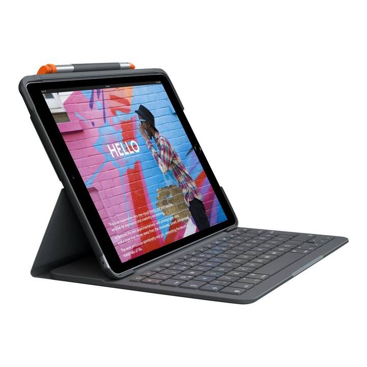 LOGITECH Slim Type Cover / Tablet Tastatur (10.9", iPad Gen. 10 2022 ...