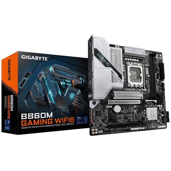 GIGABYTE TECHNOLOGY B860M GAMING WIFI6 (LGA 1851, Micro ATX ...