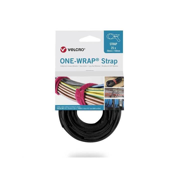 VELCRO Adhésif auto-agrippant One Wrap (330 mm, 25 pièce) - Interdiscount