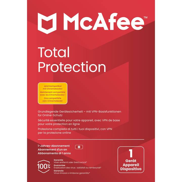 MCAFEE Total Protection (Jahreslizenz, 1x, 12 Monate, Deutsch ...