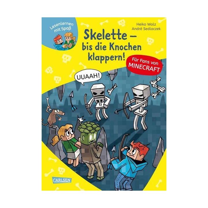 Lesenlernen mit Spass - Minecraft 7: Skelette - bis die Knochen ...