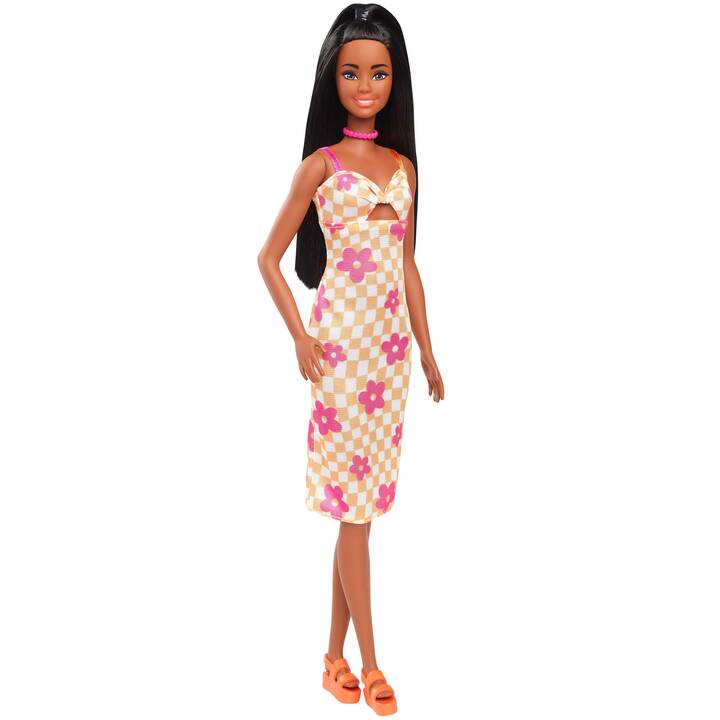 BARBIE Barbie Pink & Orange Check Dress - Interdiscount