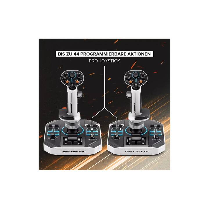 THRUSTMASTER Sol-R 2 HOSAS Space Sim Duo Joystick (Noir, Blanc ...