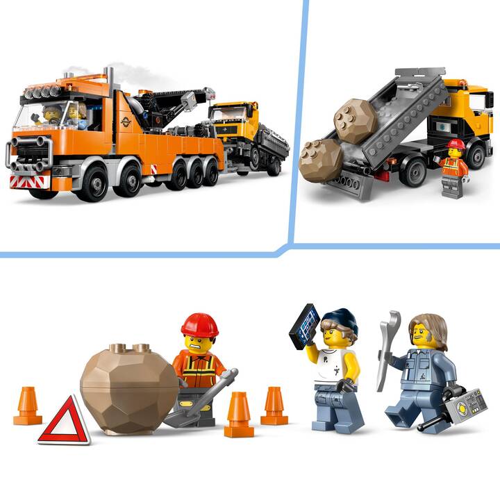 LEGO City Le remorqueur avec grue pour poids lourd (60467) - Interdiscount