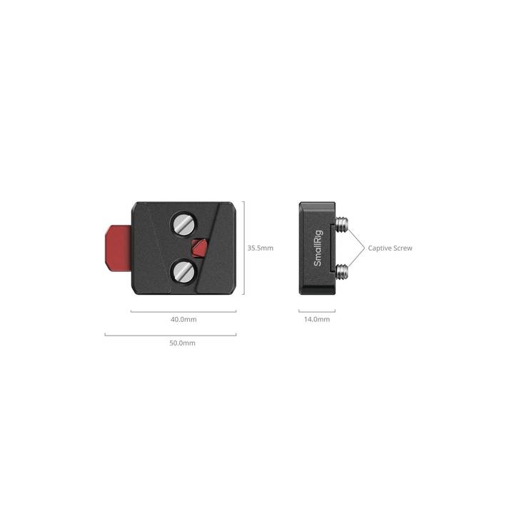 SMALLRIG Quick Release V-Lock Adaptateur (Noir) - Interdiscount