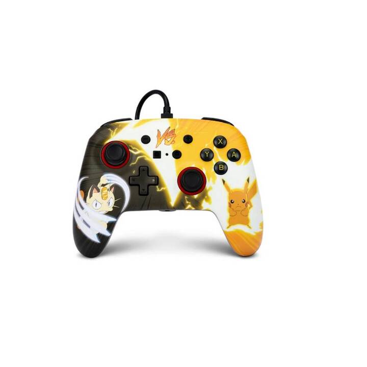 POWER A Pokémon: Pikachu vs. Meowth Controller (Mehrfarbig) - Interdiscount