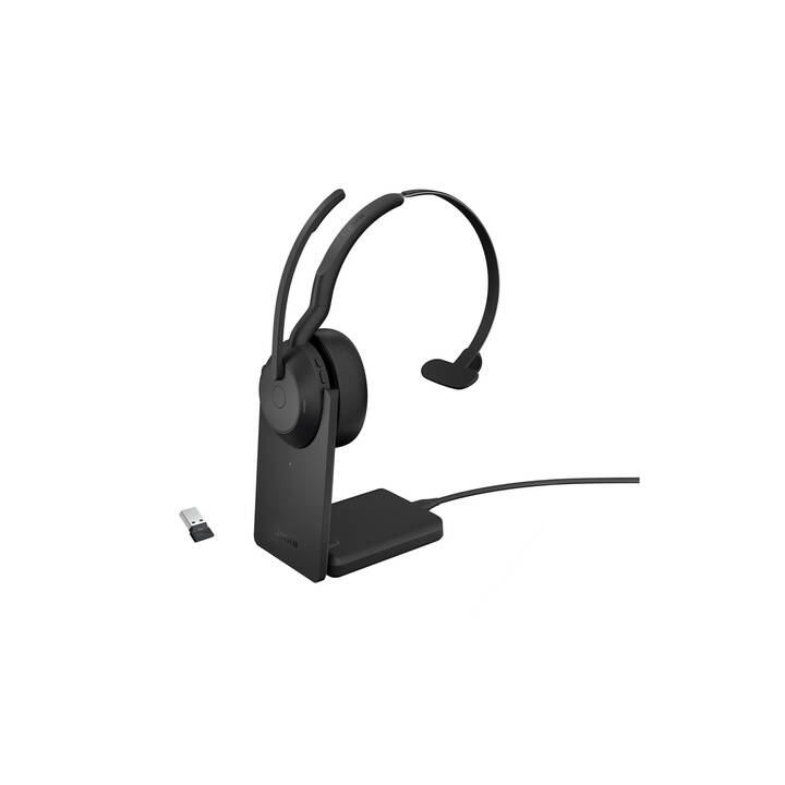 JABRA Office Headset Evolve2 55 (On-Ear, Kabellos, Schwarz) - Interdiscount
