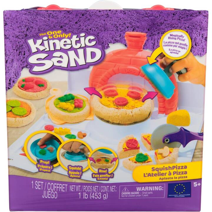 SPINMASTER Kinetic Sand Squish Pizza Knetsand - Interdiscount