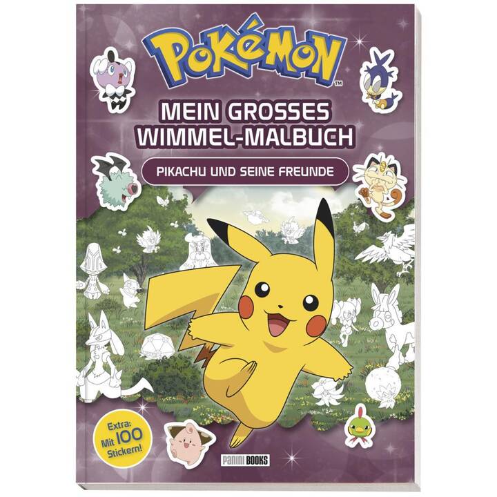 Pokémon: Mein grosses Wimmel-Malbuch - Pikachu und seine Freunde ...