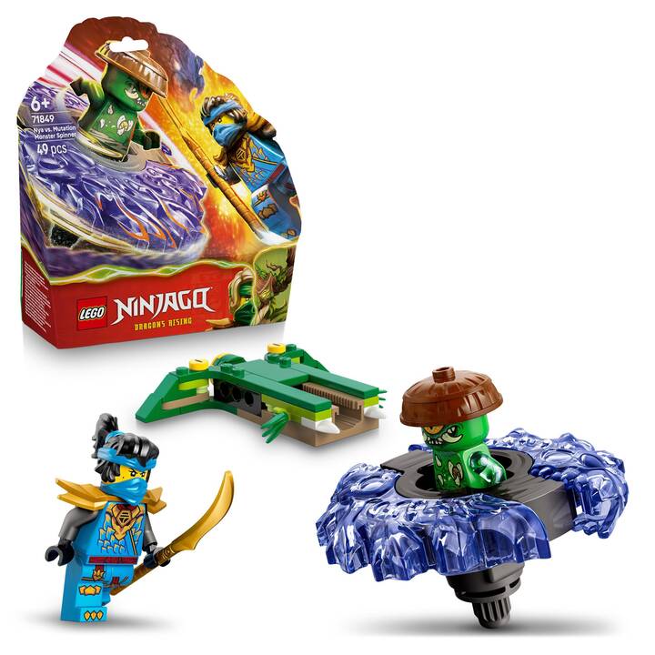 LEGO Ninjago Nya contre la toupie du monstre mutant (71849) - Interdiscount