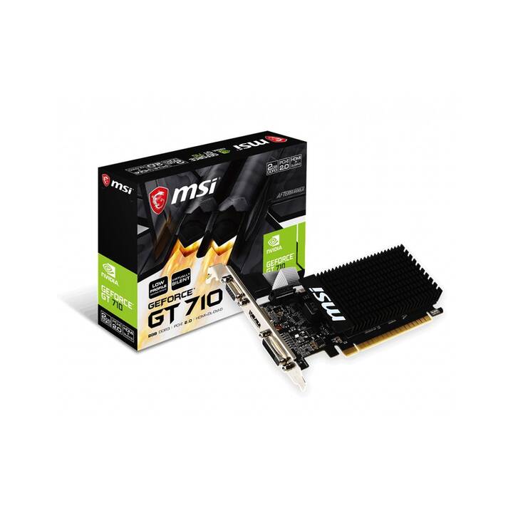 MSI Nvidia GeForce GT 710 LP (2 GB) - Interdiscount