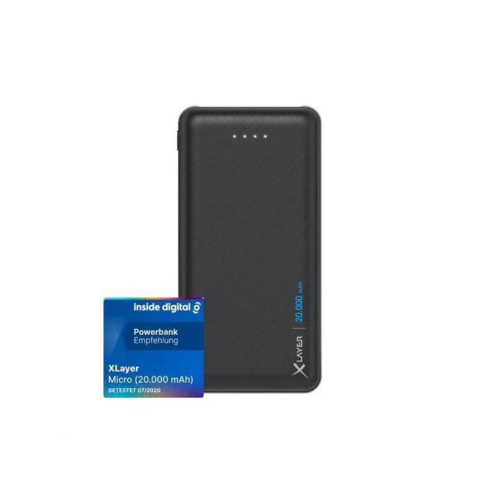 XLAYER Micro (20000 mAh, Schwarz) - Interdiscount