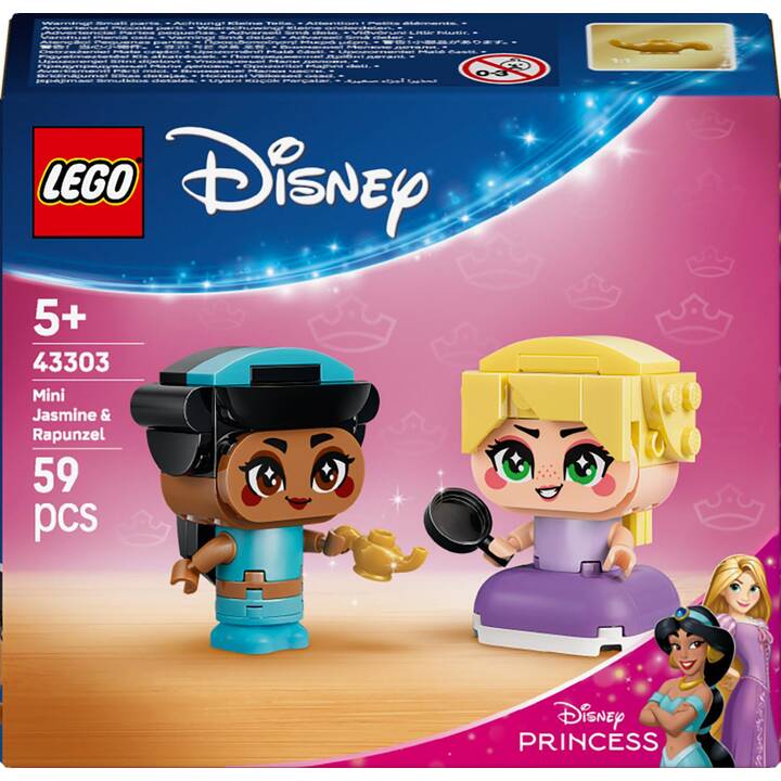 LEGO Disney Princess Die Mini-Prinzessinnen Jasmin und Rapunzel (43303 ...