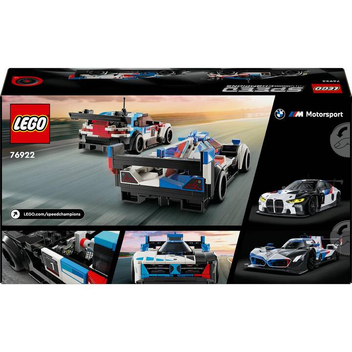 LEGO Speed Champions BMW M4 GT3 & BMW M Hybrid V8 Rennwagen (76922 ...