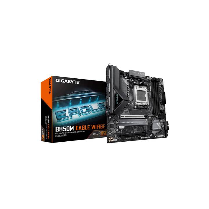 GIGABYTE TECHNOLOGY B850M EAGLE WF6E (AM5, AMD B850, Micro ATX ...