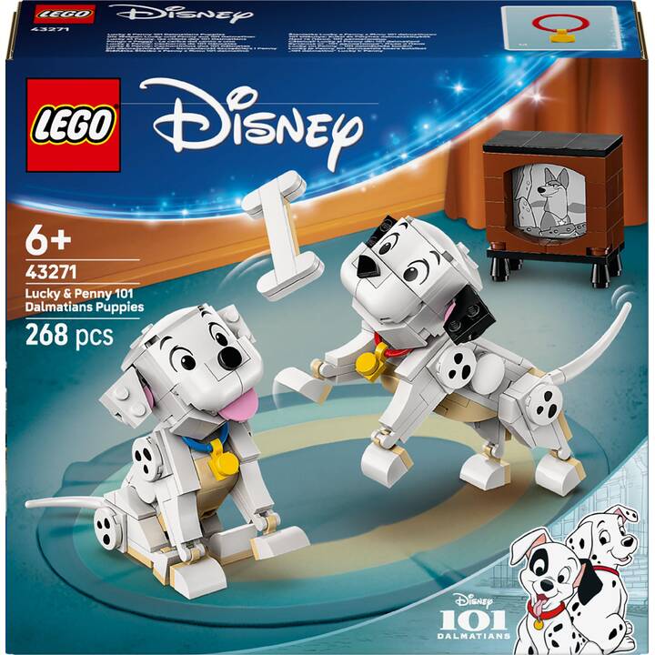 LEGO Disney Lucky et Penny, les chiots des 101 Dalmatiens (43271 ...