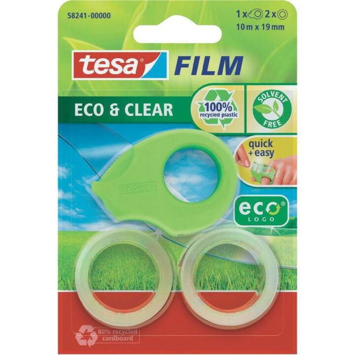 TESA Klebebandabroller (Transparent, Grün) - Interdiscount