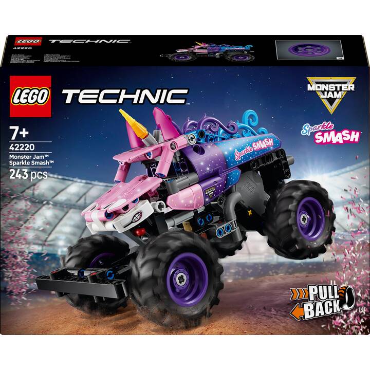 LEGO Technic Monster Jam Sparkle Smash mit Rückziehmotor (42220 ...