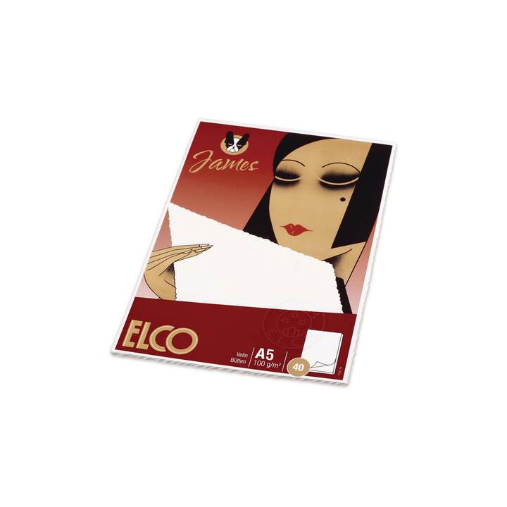 ELCO Notizblock James Velin (A5, Blanko) - Interdiscount