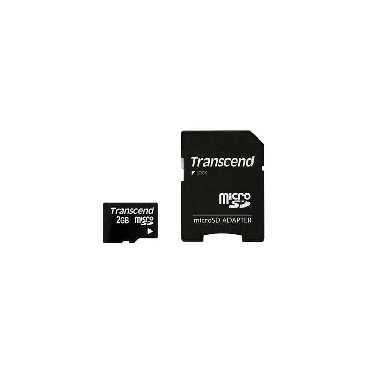 TRANSCEND MicroSD TS2GUSD (Class 2, 2 GB, 20 Mo/s) - Interdiscount
