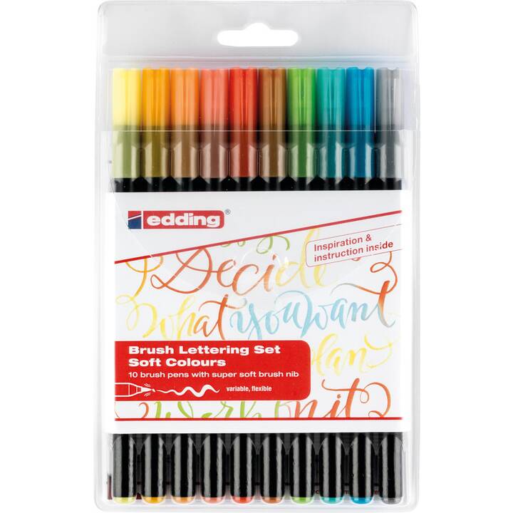 EDDING 1340 E-10 Crayon feutre (Multicolore, 10 pièce) - Interdiscount