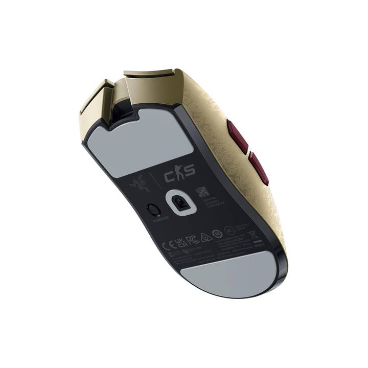 RAZER Viper V3 Pro Souris USB (Sans fil, Jeu, Beige, Or) - Interdiscount