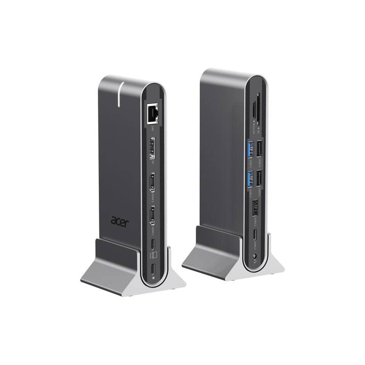 ACER Stations d'accueil 15-in-1 (Port écran, 2 x HDMI, USB C, 5 x USB Type A) - Interdiscount