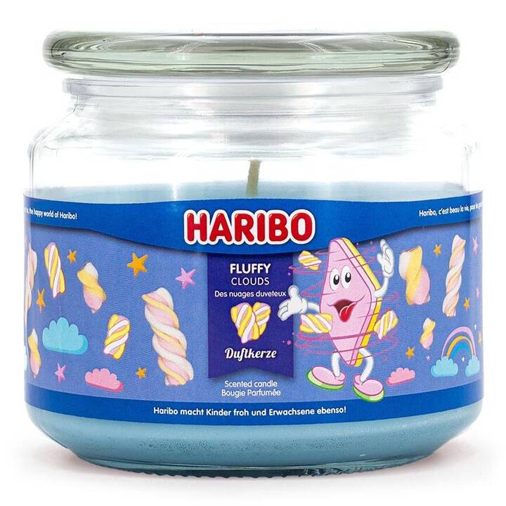BALTHASAR Duftkerze Haribo Fluffy Clouds (100 mm, Blau) - Interdiscount
