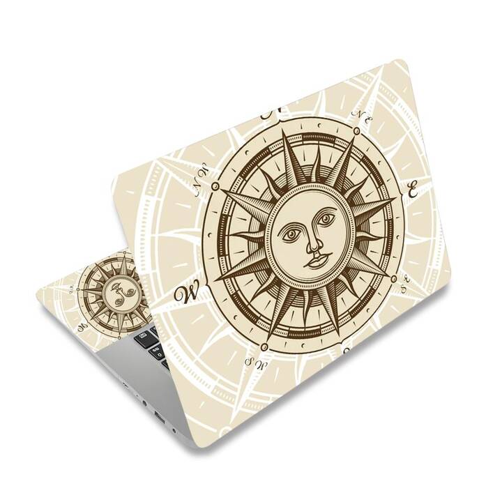 EG Designsticker (12", Sonne, Braun) - Interdiscount