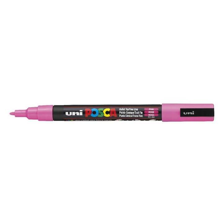 UNI-BALL Marqueur permanent Posca (Rose, 1 pièce) - Interdiscount