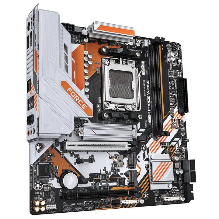 GIGABYTE TECHNOLOGY B850M FORCE WIFI6E (AM5, AMD B850, Micro ATX ...