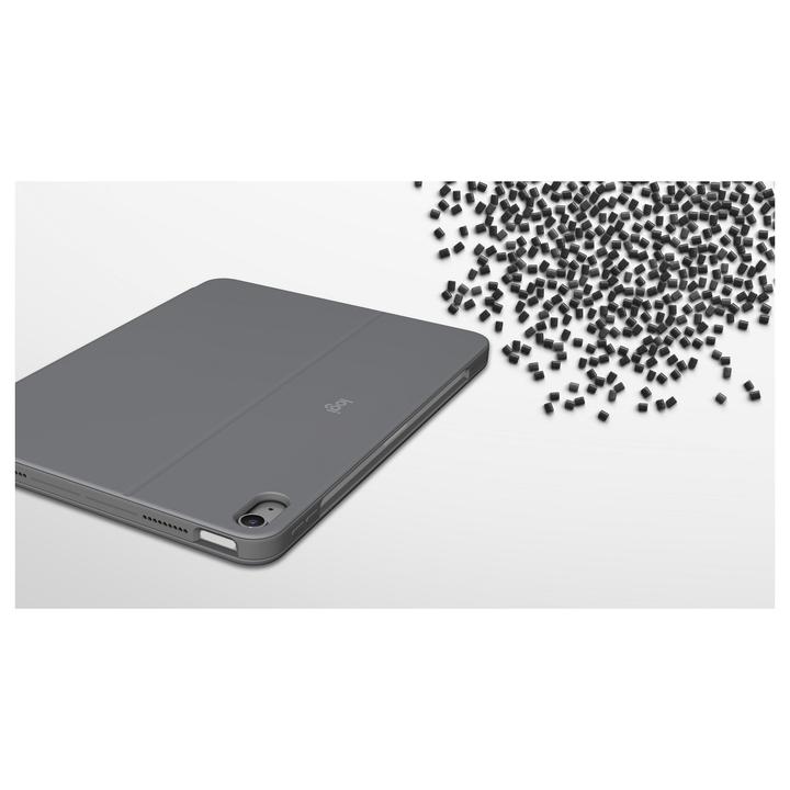 LOGITECH Combo Touch Type Cover (11", iPad Air M2, Gris) - Interdiscount