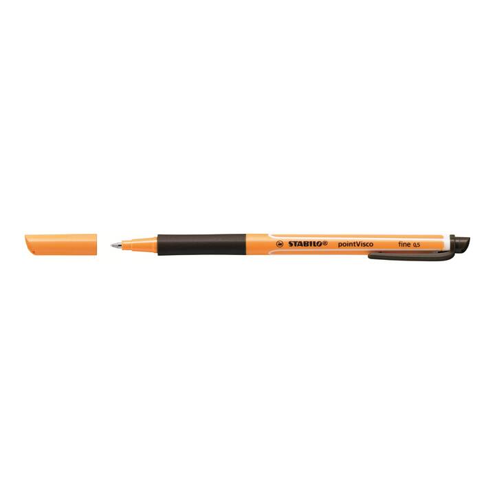 STABILO Gel roller (Orange, Noir) - Interdiscount