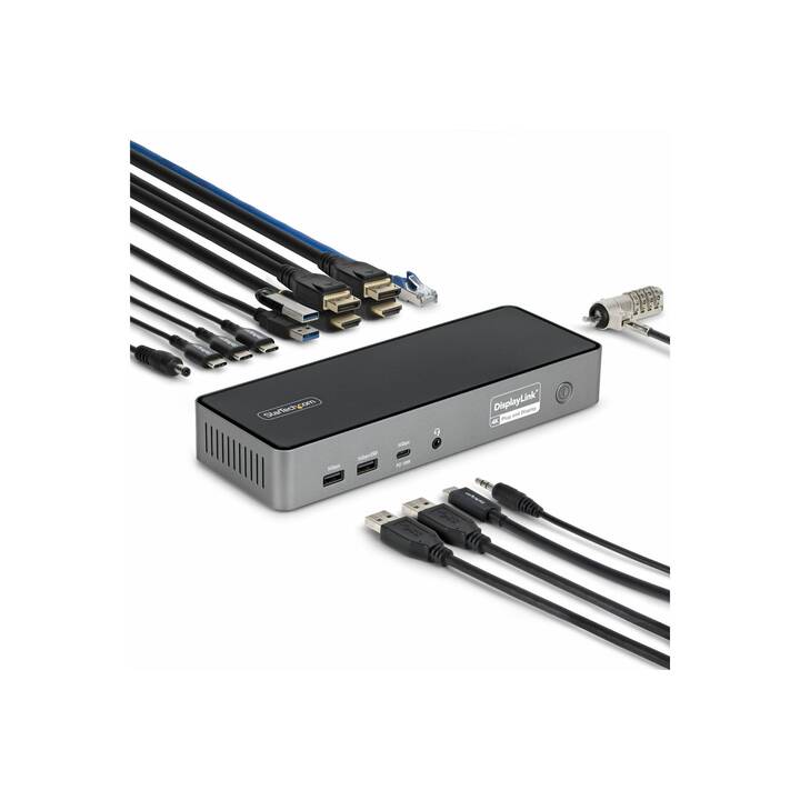 STARTECH.COM Dockingstation (2 x HDMI, 2 x DisplayPort, RJ-45 (LAN), 4 ...